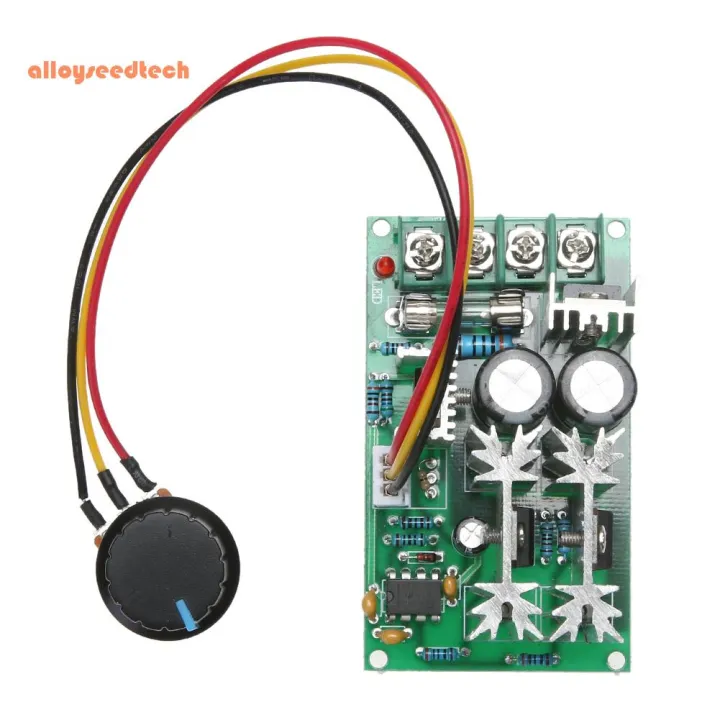 12V/24V/36V/48V/60V 1200W 20A PWM FAN Controller DC Motor Speed Control ...
