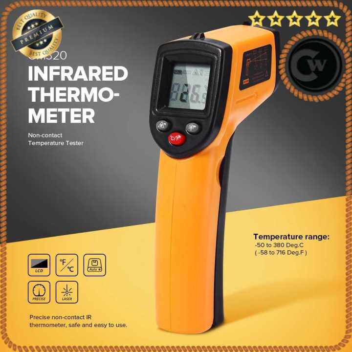 COD - Thermometer Laser Infrared Non Contact Thermometer Digital ...