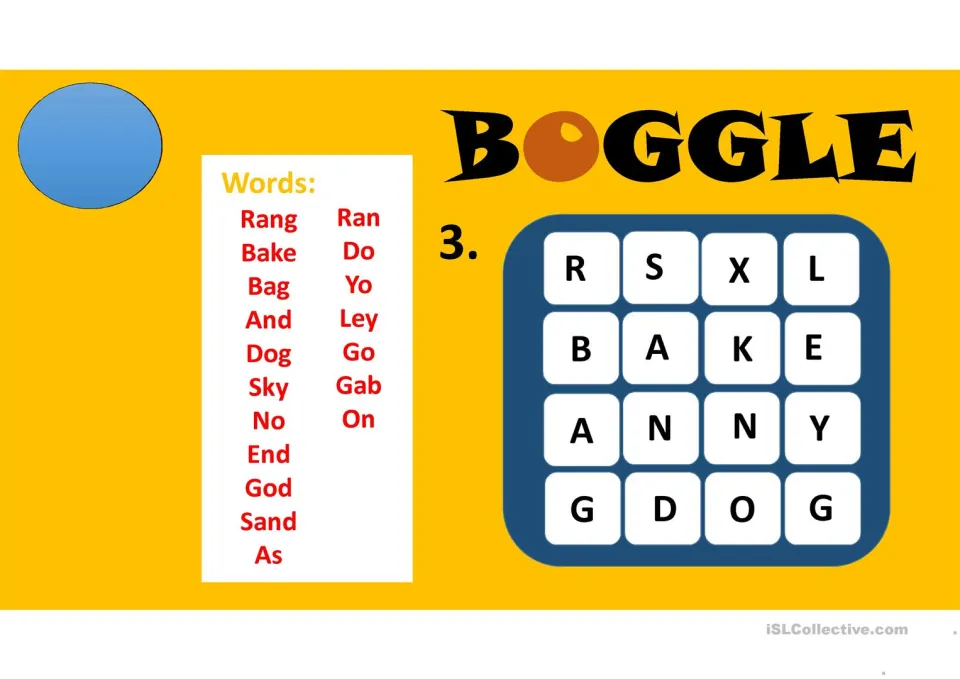 Easy Boggle