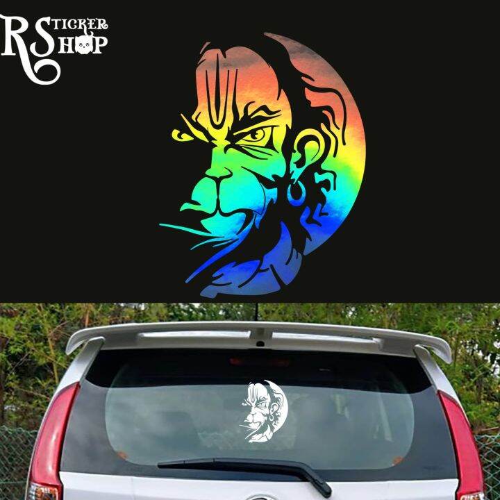 Hanuman Sticker, Sri Anjaneya, Vayuputra sticker, Car sticker /RS 9132 ...