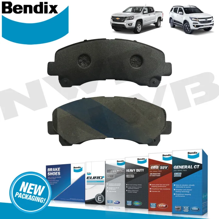 Bendix Brake Pads Front Set HD for Chevrolet Trailblazer, Colorado 2012 ...