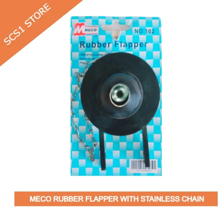MECO RUBBER FLAPPER WITH STAINLESS CHAIN | Lazada PH