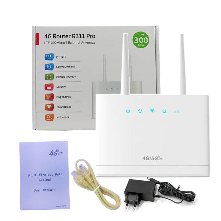 สินค้าอ๊อดฮิต! Wifi Router 4G LTE R311 pro เราเตอร์ใส่ซิม Router CPE ...