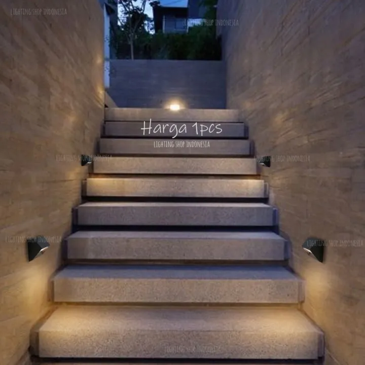 Lampu tangga dinding led 3watt outbow taman waterproof outdoor H235 ...