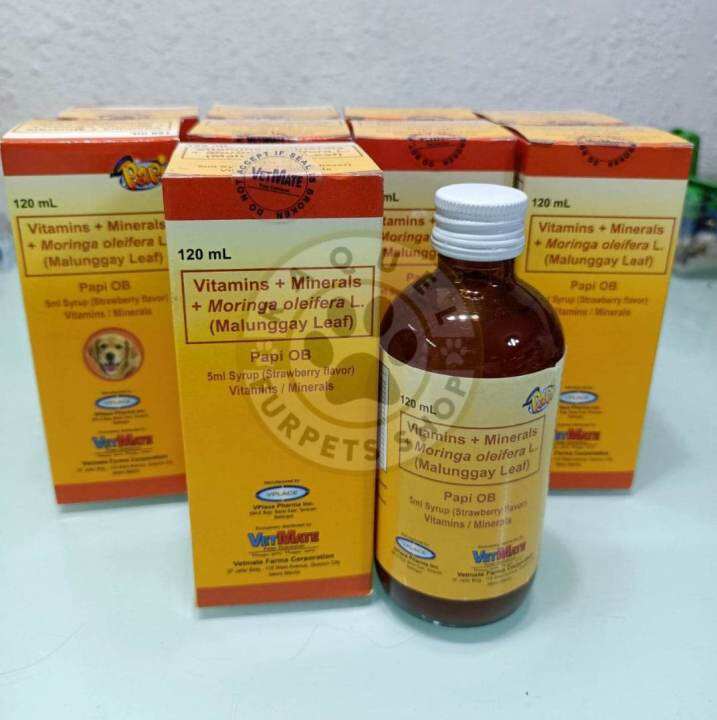 PAPI-OB PRE AND POST PREGNANCY PET VITAMINS 120ML FREE SYRINGE | Lazada PH