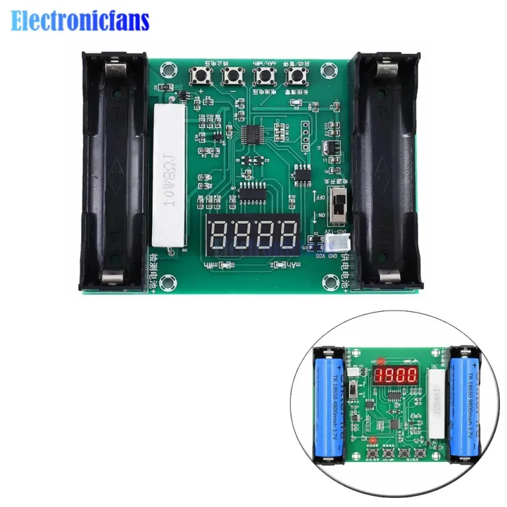 XH-M240 18650 Lithium Battery Capacity Tester Meter Digital Display mAh ...