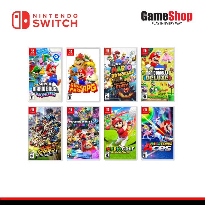 [Nintendo Switch] Mario Game Set นินเทนโด้ สวิตช์ แผ่นเกม | Lazada.co.th