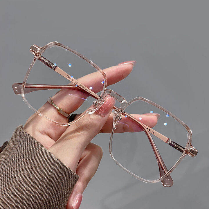 Fashion Myopia Glasses for Women Students Anti-Blue Light Computer ...