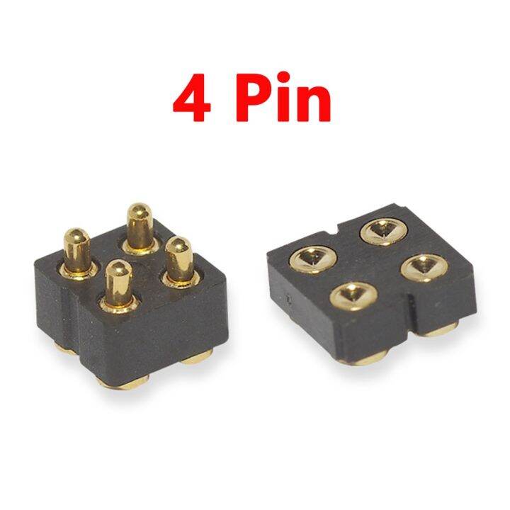 [LWF HOT]♗♞♦ 1 20pcs Spring Loaded Power Connector Pogo Pin 4Pin 6Pin ...
