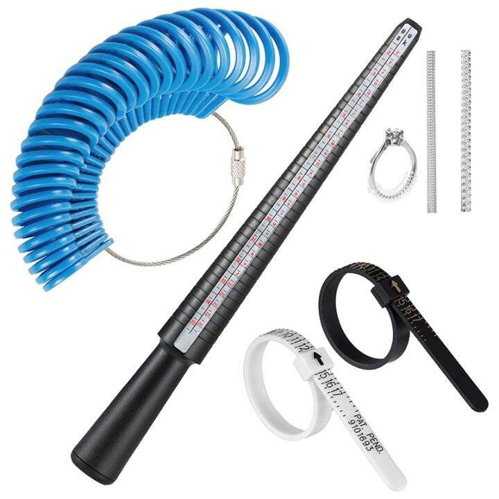 Ring Size Measuring Tool Set, Ring Mandrel Ring Sizer Gauge, Ring ...