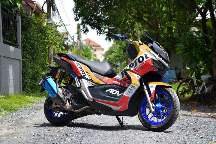 สติ๊กเกอร์แต่งลายรถ Honda ADV 150 2020 ลาย Repsol | Lazada.co.th