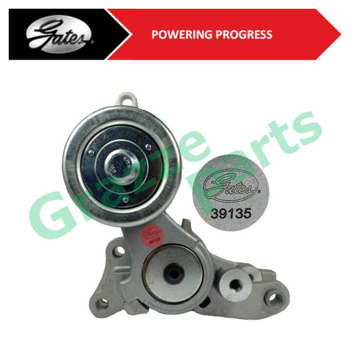 Gates Fan Belt Tensioner T39135 / 16620-0L020 Toyota Hilux KUN25 KUN26 ...