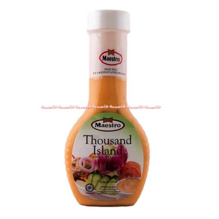 Maestro Thousand Island 237ml Salad Dressing Tousand Iland Kemasan ...