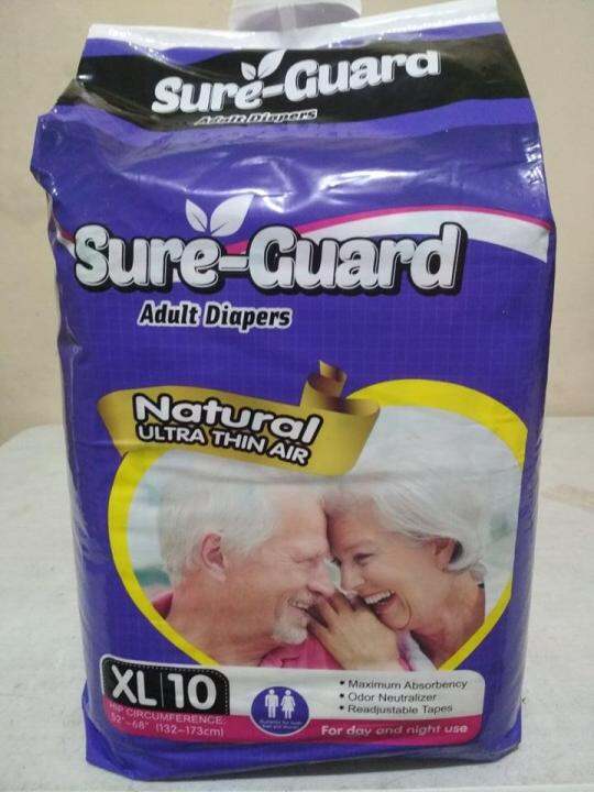 Adult Diaper Sureguard XL 10's | Lazada PH