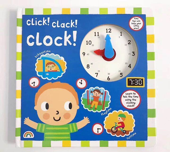 (In Stock) พร้อมส่ง! Big Book เล่มใหญ่จุใจ Click! Clack! Clock! มาเรียนเรื่องเวลากันเถอะ ...