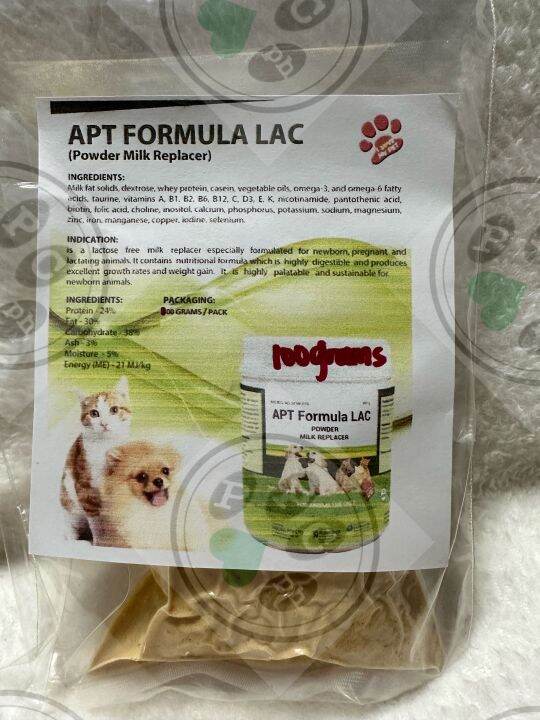 APT LAC Powder Formula (Milk Replacer) 100g Repck for Cats and Dogs ...
