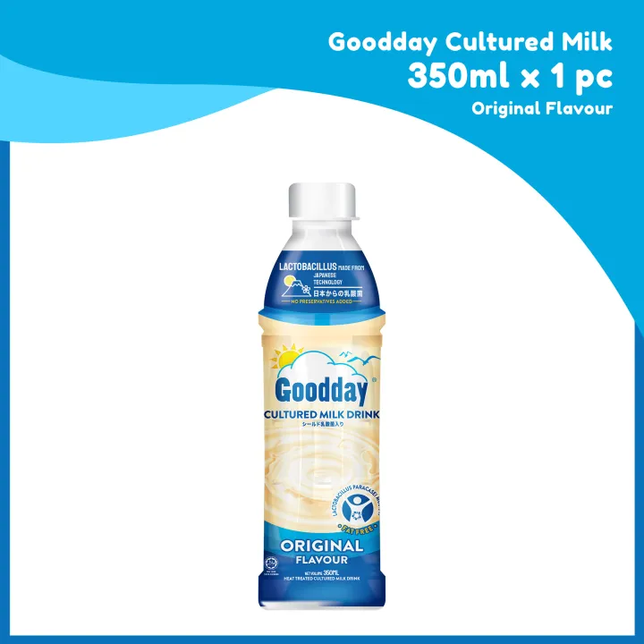 GOODDAY CULTURED MILK ORIGINAL 350ML [BLUE] | Lazada PH