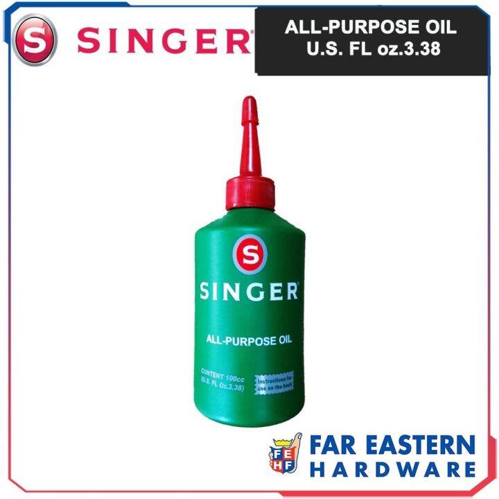 SINGER All-Purpose Multi-Purpose Oil Lubricant 100cc | Lazada PH