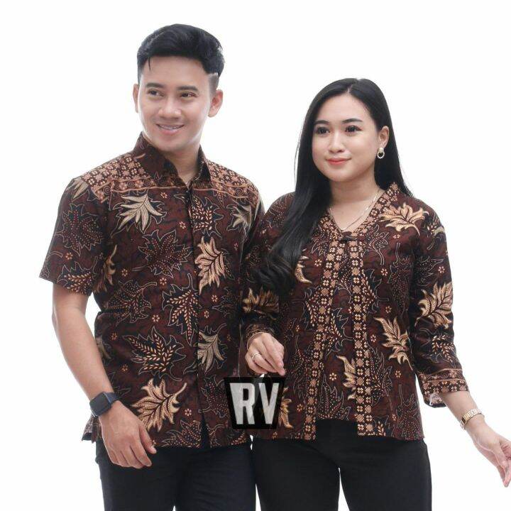 Elziya Batik Couple Pasangan Muda Suami Istri Ayah Dan Ibu Sarimbit ...