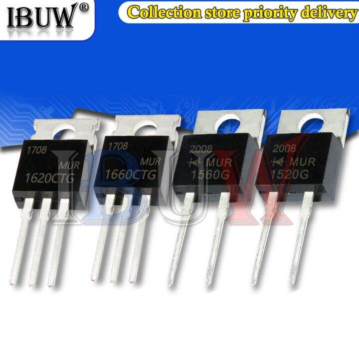 10ชิ้น MUR1520 MUR1560G MUR1620CT MUR1620CTR MUR1660CT MUR1660G MUR860G ...