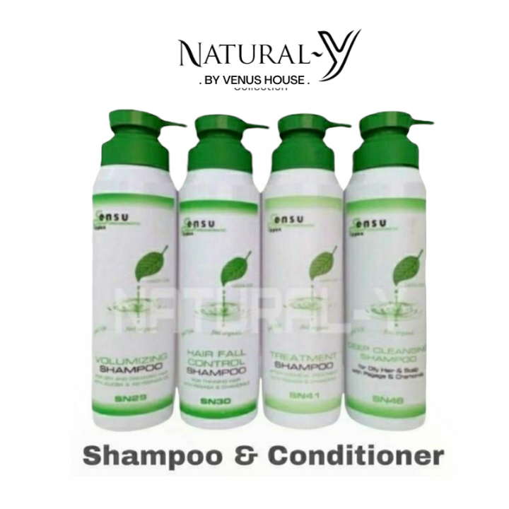 Sensu hair loss oily dandruff shampoo conditioner防脱发头皮屑出油洗发水syampu ...