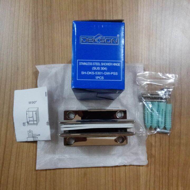 Gl Door Shower Hinge Dekkson SH 5301 GW PSS Engsel Shower Pintu Kaca Ke ...