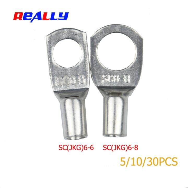 REALLY SC6-6/8(JKG) Bare Terminals Tinned Copper Lug Ring Seal Wire ...