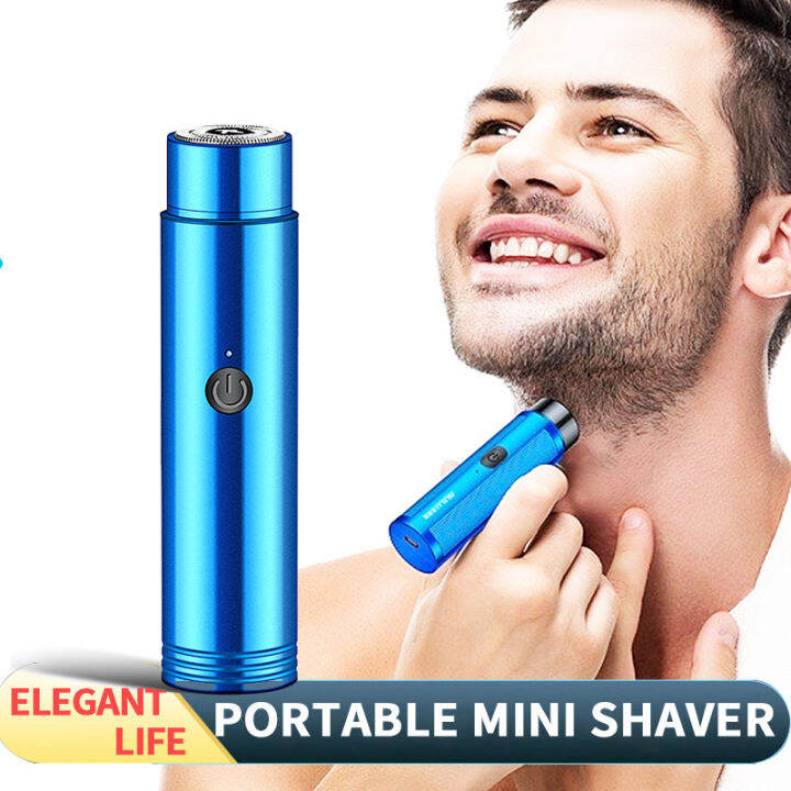 Original Electric Mini Shaver for Men with Four Blades Beard Trimmer ...