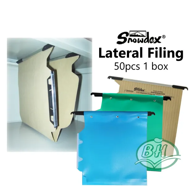 Snowdex 1Box Lateral Filing Pocket Hanging/File Folder/Folder Fail ...