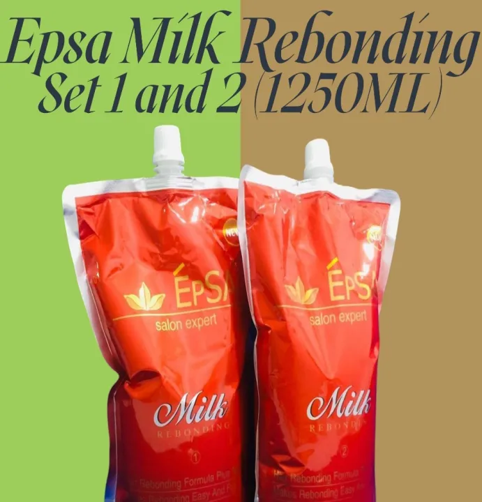 Epsa Morocco Oil/Milk Rebonding Cream Set 1250ml. X 2 | Lazada PH