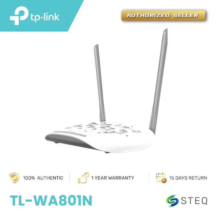 STEQ TP LINK TL-WA801N 300Mbps Wireless N Access Point | Lazada PH