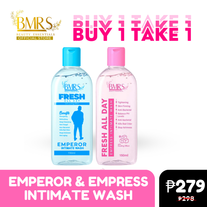 BUY 1 TAKE 1 BMRS Fresh All Day EMPEROR AND EMPRESS INTIMATE WASH 150ml ...