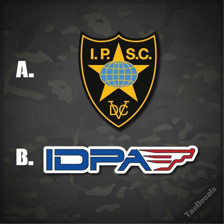 สติกเกอร์ IPSC/IDPA สติกเกอร์ติดแต่งรถยนต์ มอเตอร์ไซค์ กล่องปืน | Lazada.co.th