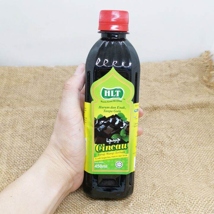 HLT Kordial Cincau Tanpa Gula (450ml / Halal) 仙草浓缩香精 Grass Jelly Syrup ...