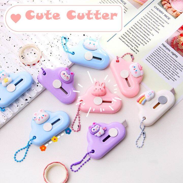 Cute Cartoon Sanrio Mini Cloud Parcel Cutter Kuromi Retractable | Lazada PH