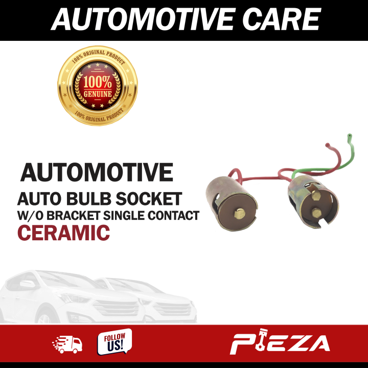 AUTO BULB SOCKET (CERAMIC) W/O BRACKET SINGLE CONTACT | Lazada PH