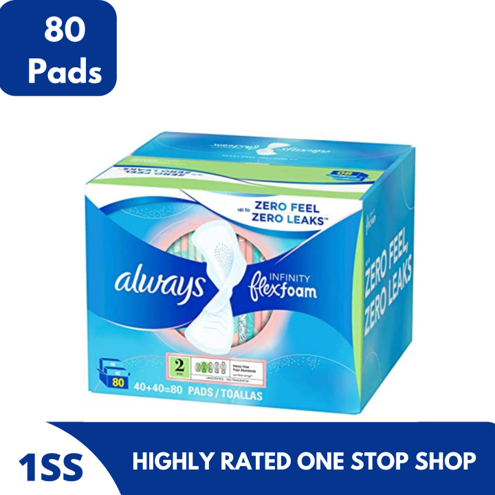 Always Infinity Flex Foam, 80 Pads | Lazada PH