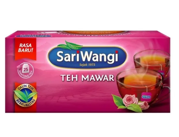 Sariwangi Tea Mawar 25 Tea Bags Indonesia Traditional Rose Tea | Lazada PH
