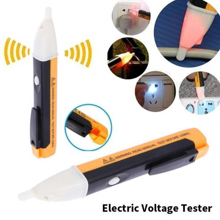 Non-Contact Electric Voltage Tester Pen AC Power Detector Tester Pen ...
