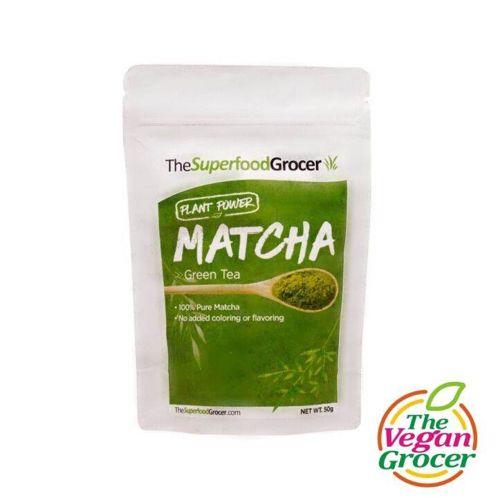The Superfood Grocer Vegan Pure Matcha Green Tea Powder 50g | Lazada PH
