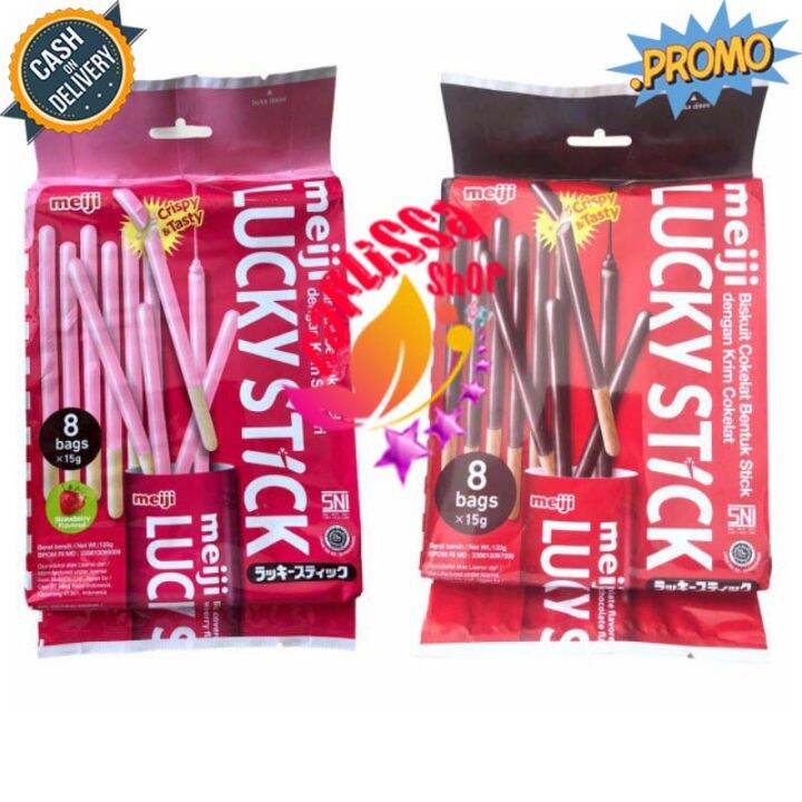 Meiji Lucky Stick 120gr Harga Terjangkau | Lazada Indonesia