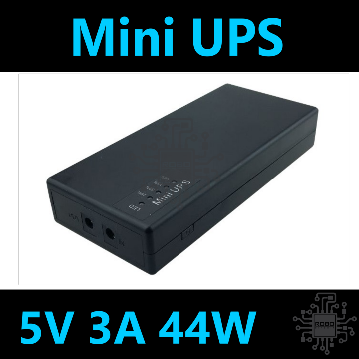 Mini UPS 5V 2A (44W) แบตสำรองไฟสำหรับ Router, Finger Scran | Lazada.co.th