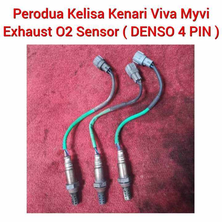 Perodua Kelisa L7 Kenari L9 Viva Myvi Kembara Kancil Exhaust O2 Sensor ( DENSO 4 PIN ) / Lambda ...