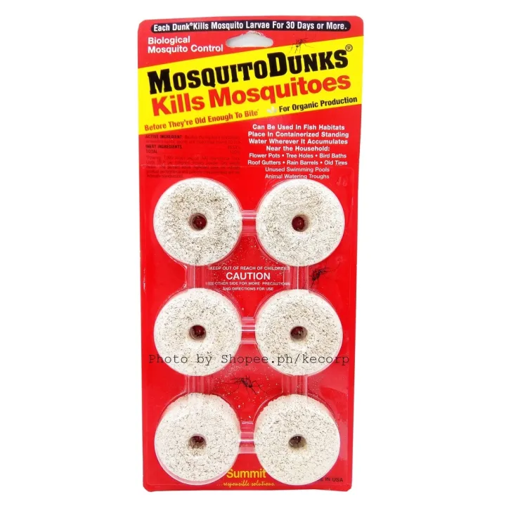 Mosquito Dunks Kills Mosquitoes by Summit - Made In USA | Lazada PH