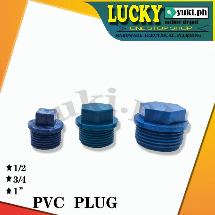 BLUEBEST PVC PIPE PLUG WITH THREAD PIPE FITTINGS | Lazada PH