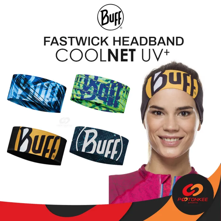 BUFF Fastwick Headband ผ้าบัฟคาดศีรษะ กันเหงื่อเข้าตา ซับเหงื่อ สำหรับใส่วิ่ง ปั่นจักรยาน หรือ ...