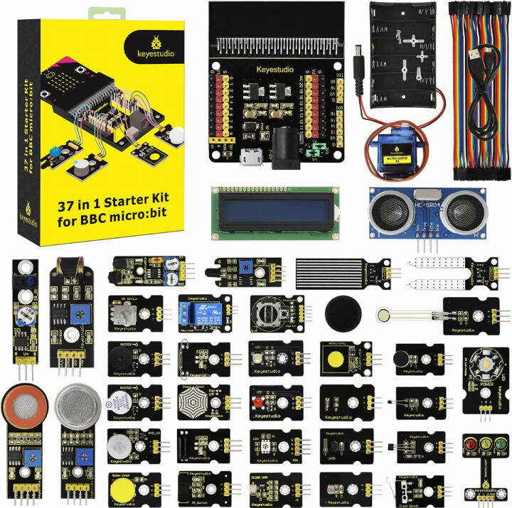 KEYESTUDIO 37 Sensors in 1 Box Starter Kit for BBC Micro bit with ...