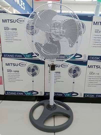 MP162 16inches MITSUTECH Stand Fan MSF-16RB | Lazada PH
