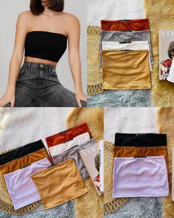 KNITTED TUBE with etiketa FABRIC: knitted FREE SIZE can fit up to semi ...