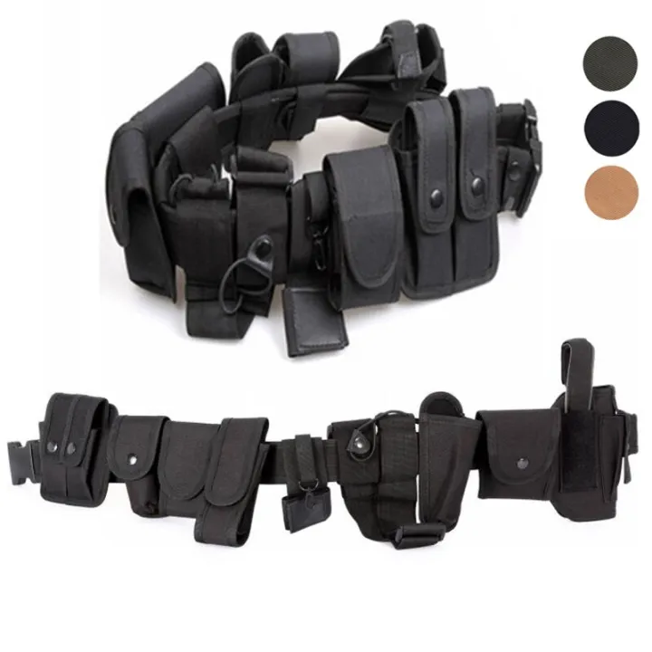 Tactical Police Duty Belt Security Belts Tactical Military Training ...